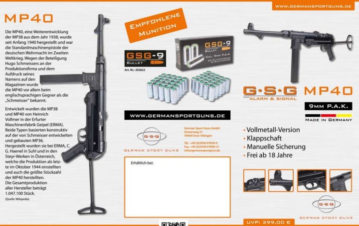 GSG MP40